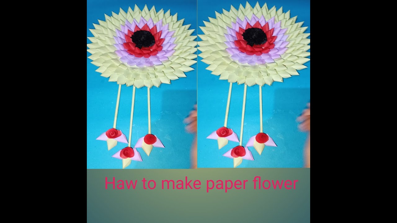 How to Make Paper Flower//Amazing Paper Flower - YouTube