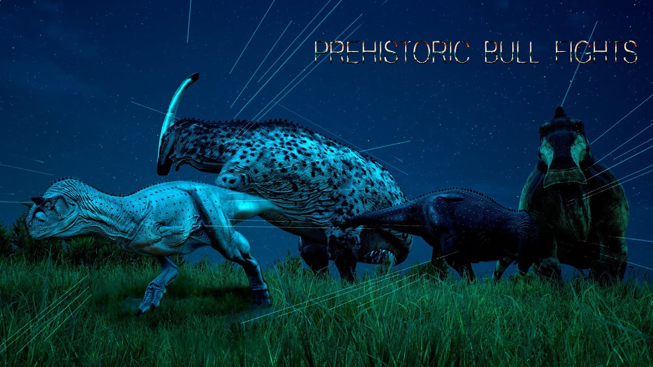 Path of Titans | PREHISTORIC BULL | Carno fight GMV - YouTube