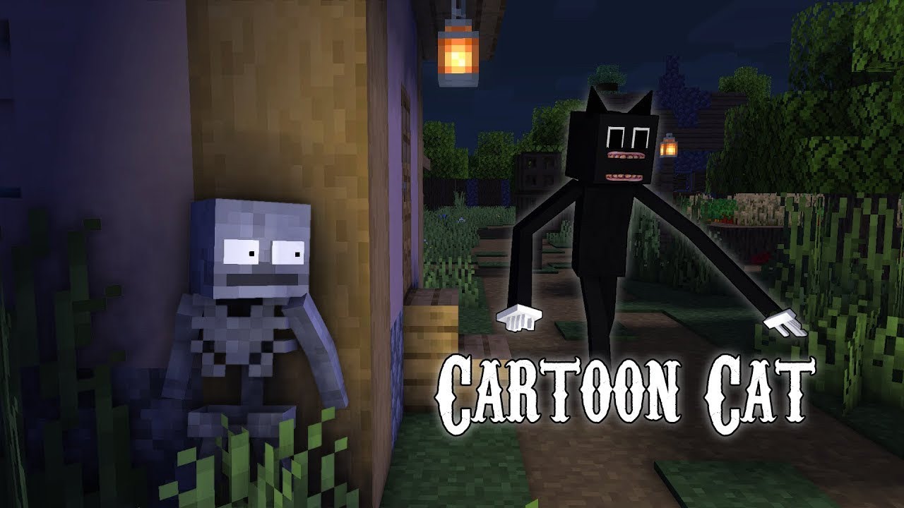 Monster School: CARTOON CAT CHALLENGE! - Minecraft Animation - YouTube