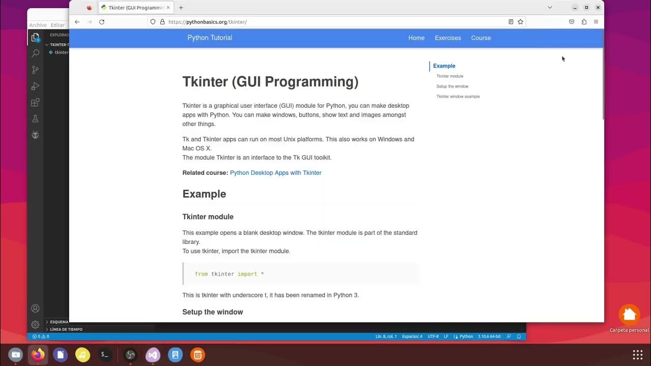 (Tutorial) Primeros pasos en la creación de GUI con Tkinter - YouTube