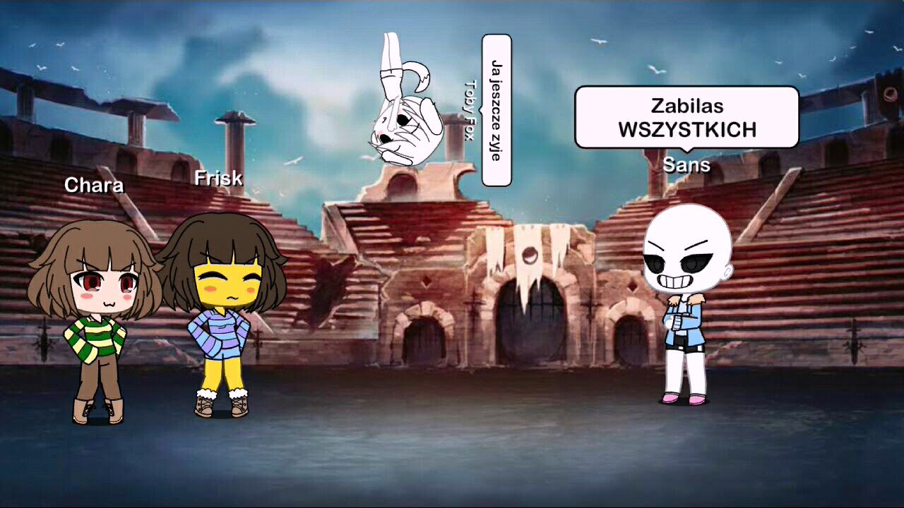Walka z Sans'em - YouTube