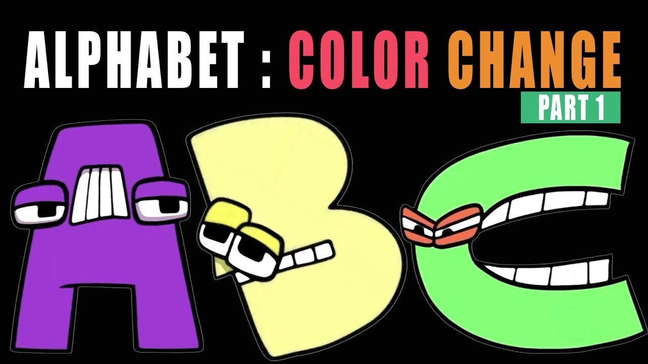 ALPHABET LORE COLOR CHANGE (PART 1) | Fun Drawing - YouTube