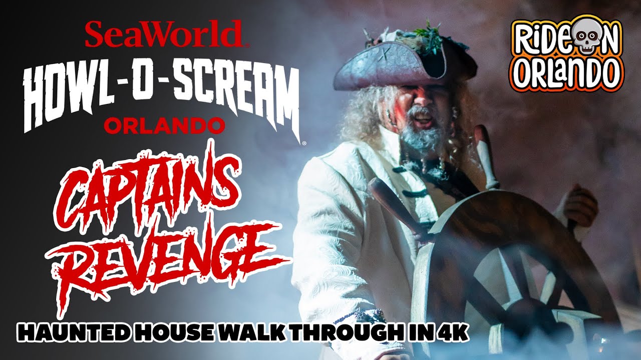 Captain's Revenge - Howl-O-Scream at SeaWorld Orlando 2022 - Full ...