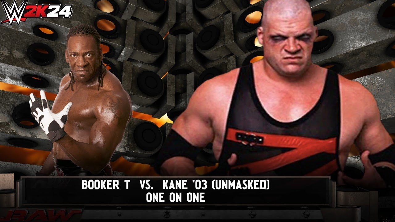 WWE 2K24 - Booker T vs Kane '03 Match|Raw - YouTube