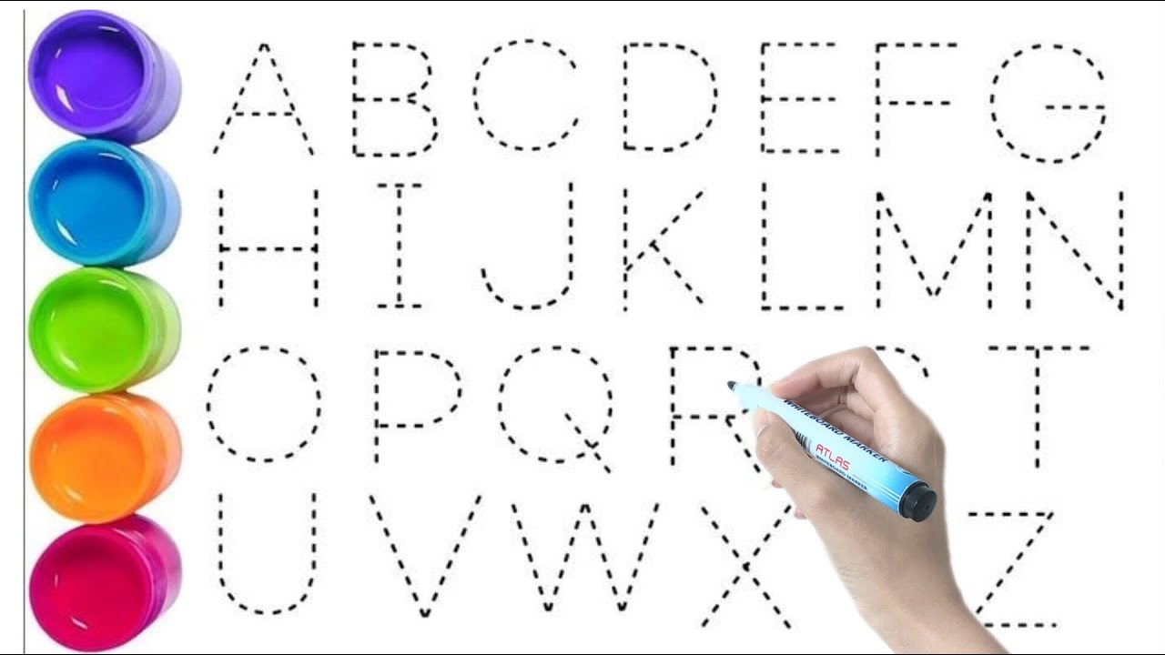 For Kids ABC || Alphabets writing tutorial || Learn Alphabets A to Z ...