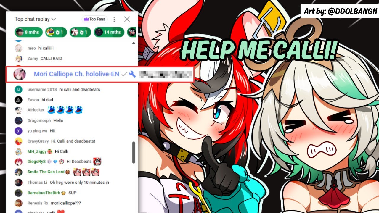 [Hololive] Calli Raids Cece and Bae’s Stream… Then This Happened ...