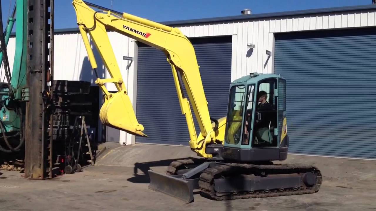 Yanmar VIO70-3 mini excavator - YouTube