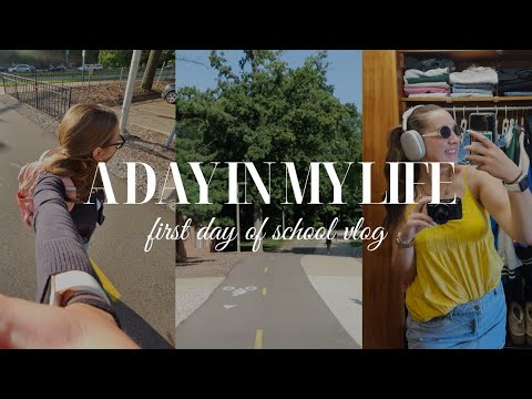 First Day of School Vlog: College student, Tennis Player & Entreprenur! 🎾📚 - YouTube