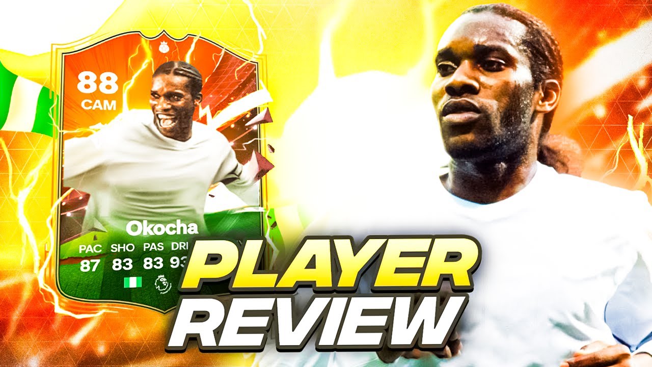 88 HEROES OKOCHA PLAYER REVIEW! EAFC 24 ULTIMATE TEAM - YouTube