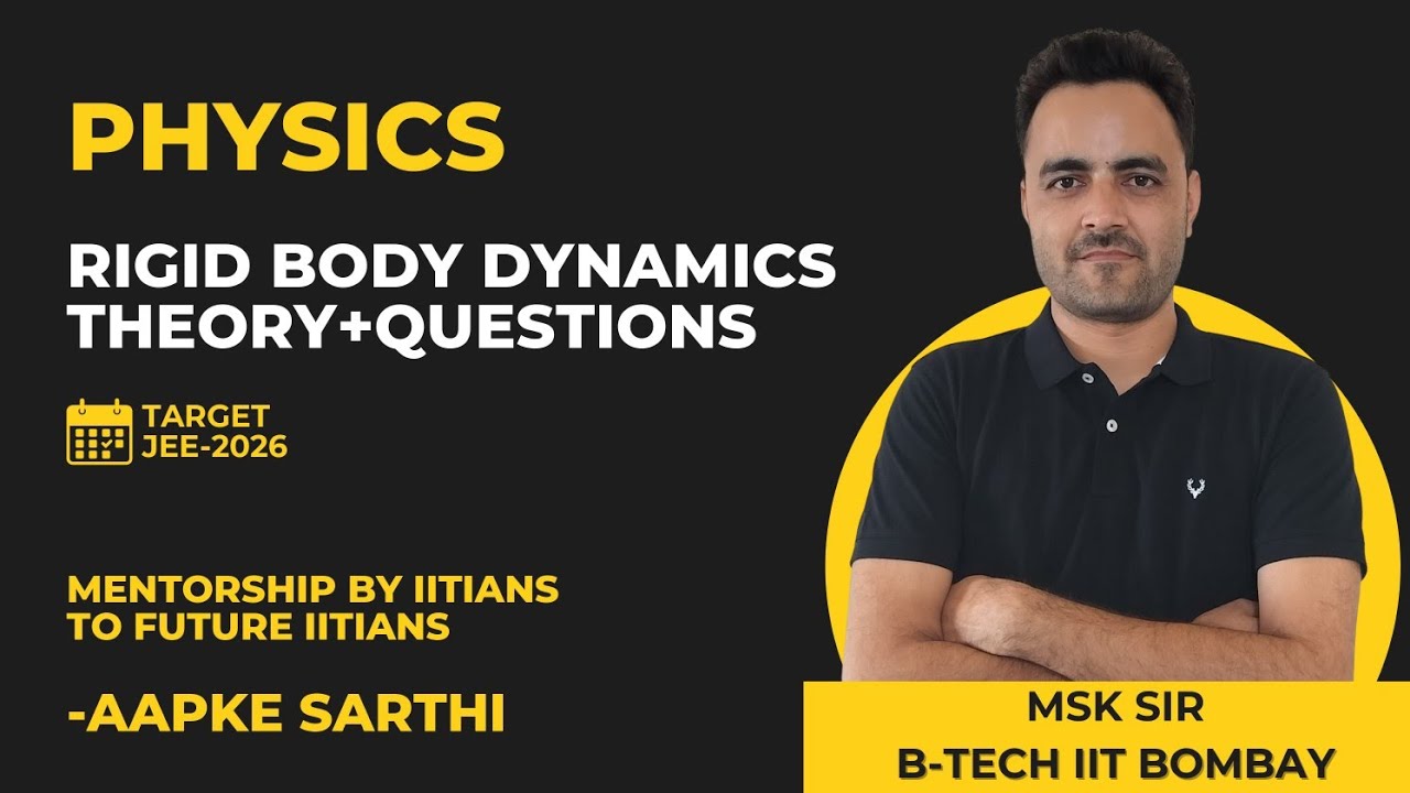 Problems based on Moment of Inertia(MOI) for discrete mass system Lec-4 ...