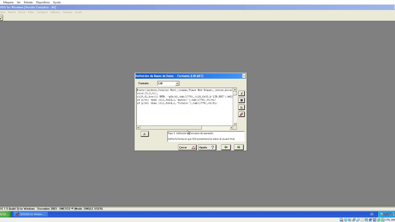 Winisis - un resumen del software - YouTube
