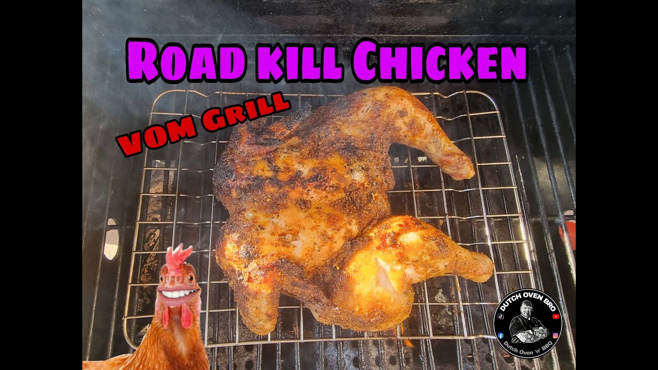 Road Kill Chicken vom Grill #DutchOvenBro - YouTube