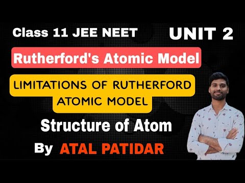 Rutherford's Atomic Model & limitations।।Structure of Atom।।Class 11 ...
