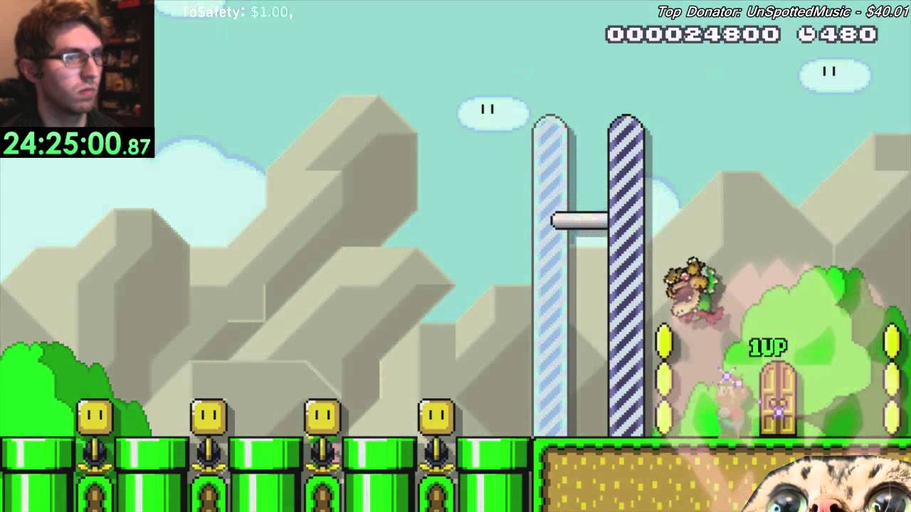 WR: Flappy Mario LVL 1000 - 00:20.929 - YouTube