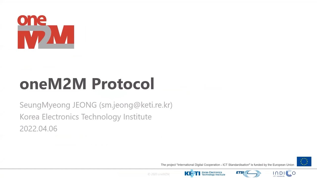 oneM2M 어플리케이션 개발 가이드 - YouTube