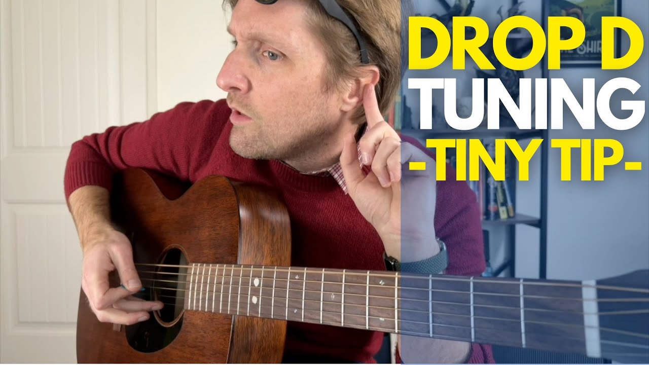 Drop D Guitar Tuning Hack - Tiny Tuesday Tips with sTuart! - YouTube