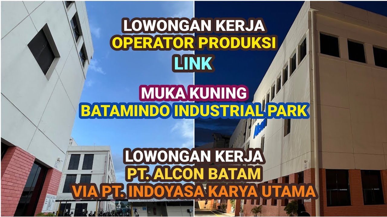 Lowongan Kerja Operator Produksi PT Alcon Batam via PT Indoyasa Karya ...