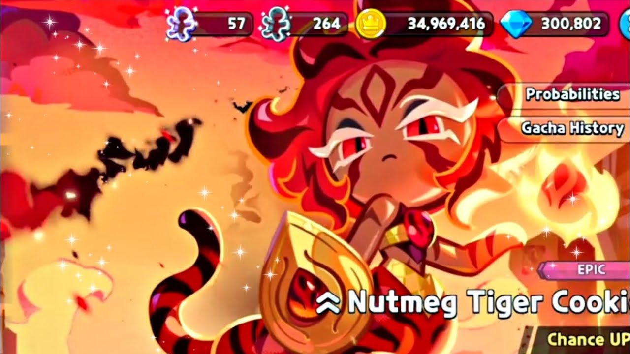 Nutmeg Tiger cookie gacha 🔥 || Cookie: Run Kingdom || #cookierunkingdom ...