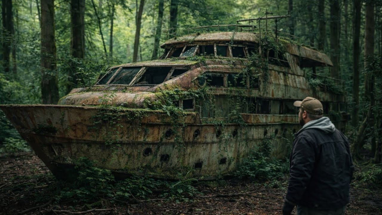 “Abandoned Yacht Restored: Gleaming Windows & Polished Portholes in ...
