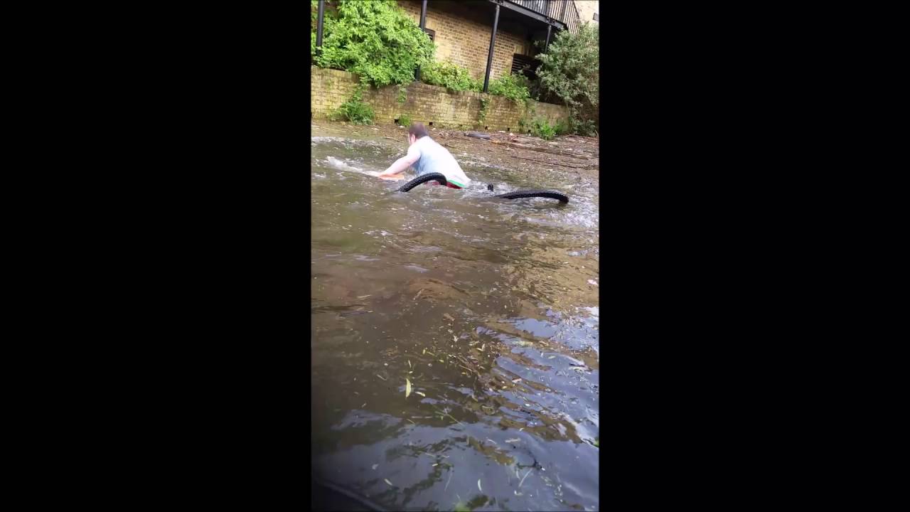 Epic Hilarious Bike River Fail May 2016 - YouTube