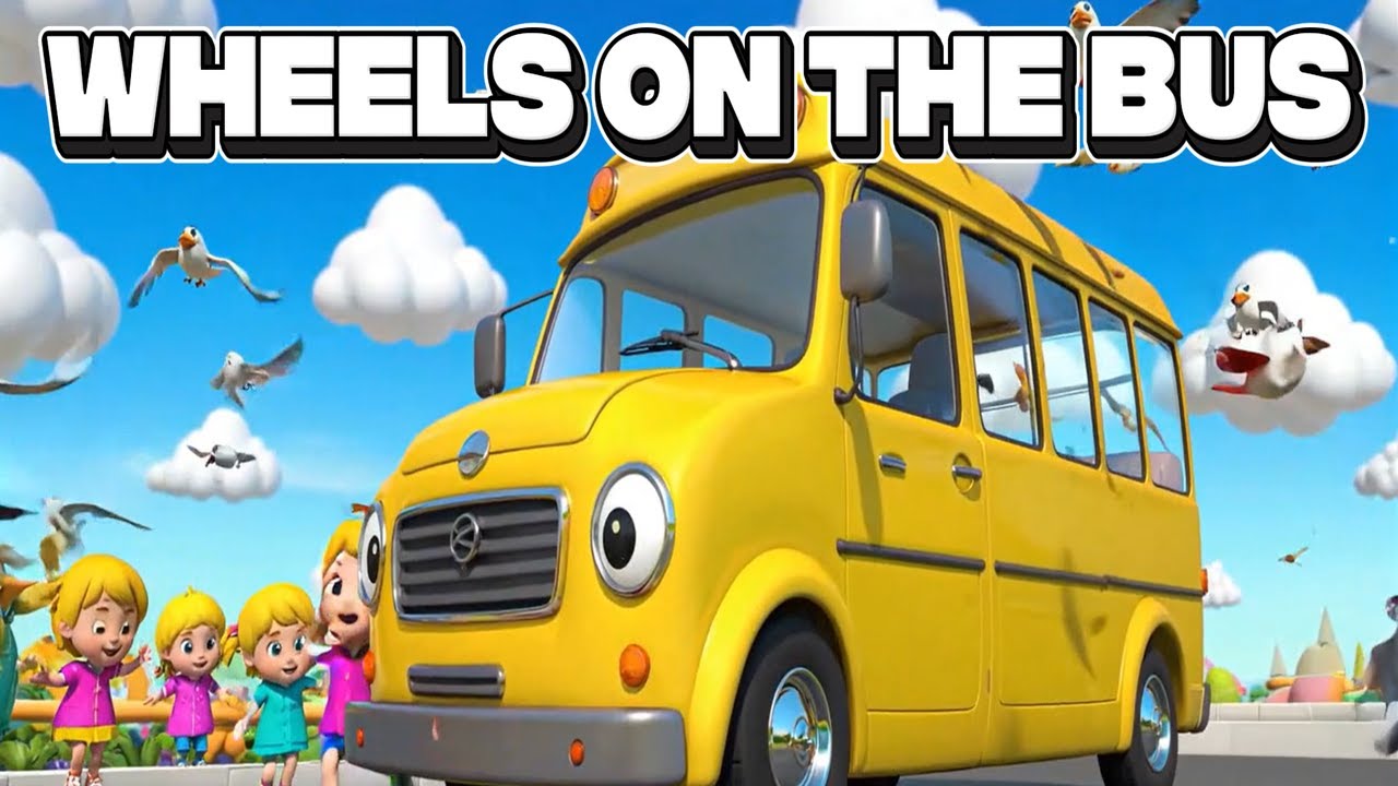 WHEELS ON THE BUS, SPANISH & ENGLISH VERSION. Kids love This Let's ...