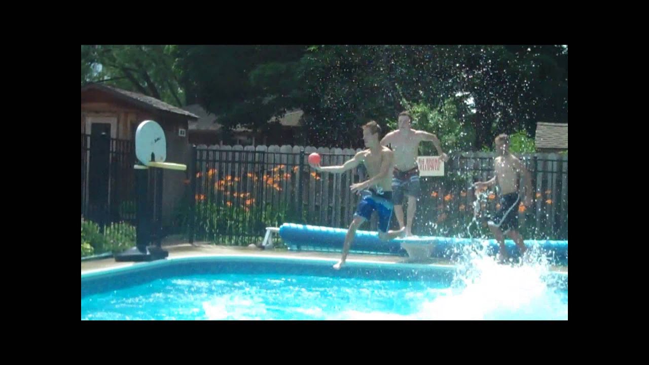 Amazing Pool Dunks - YouTube