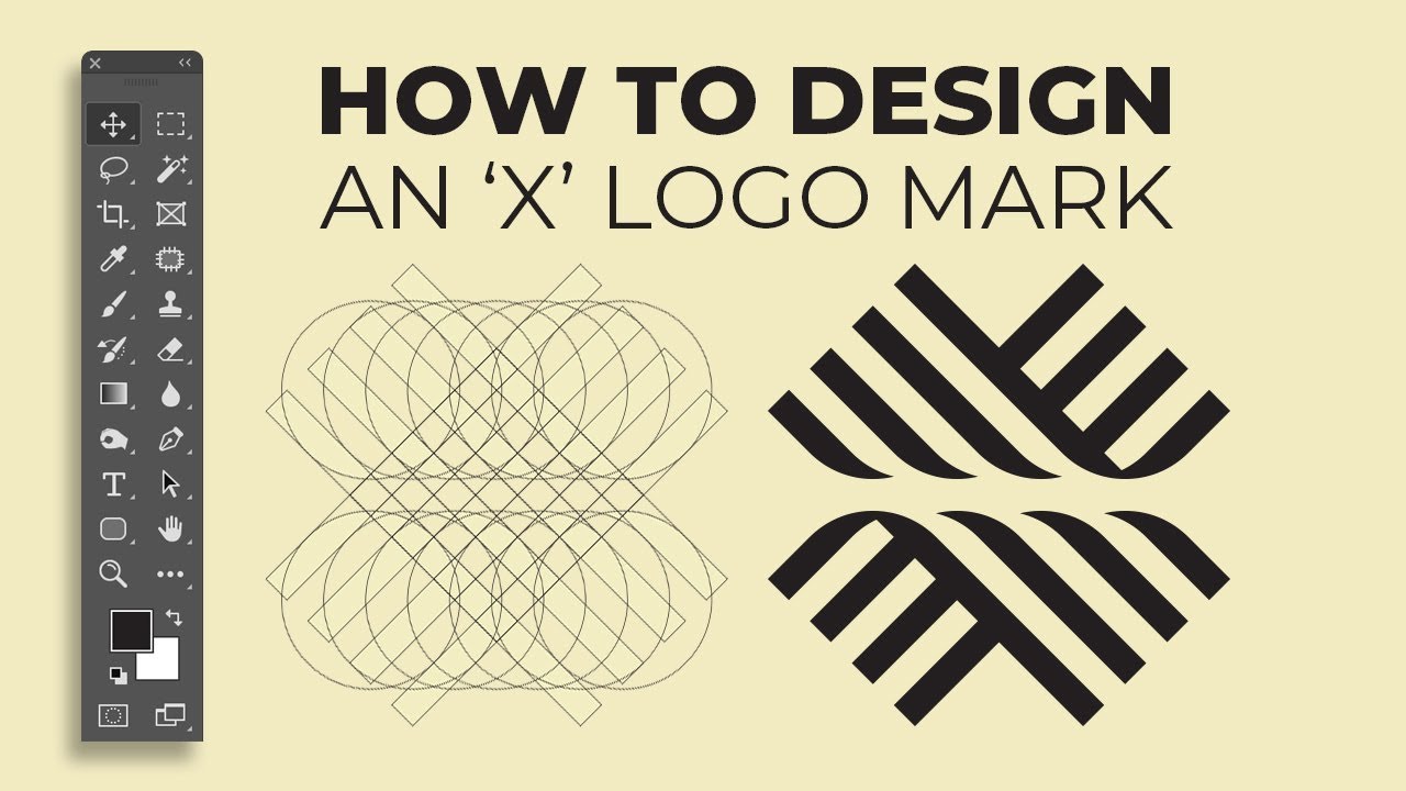 How to Design An X Logo Mark - YouTube
