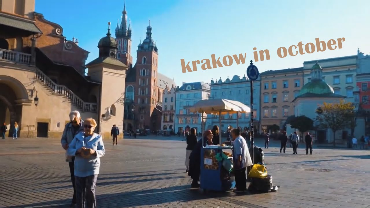 krakow in october 🍁 - YouTube