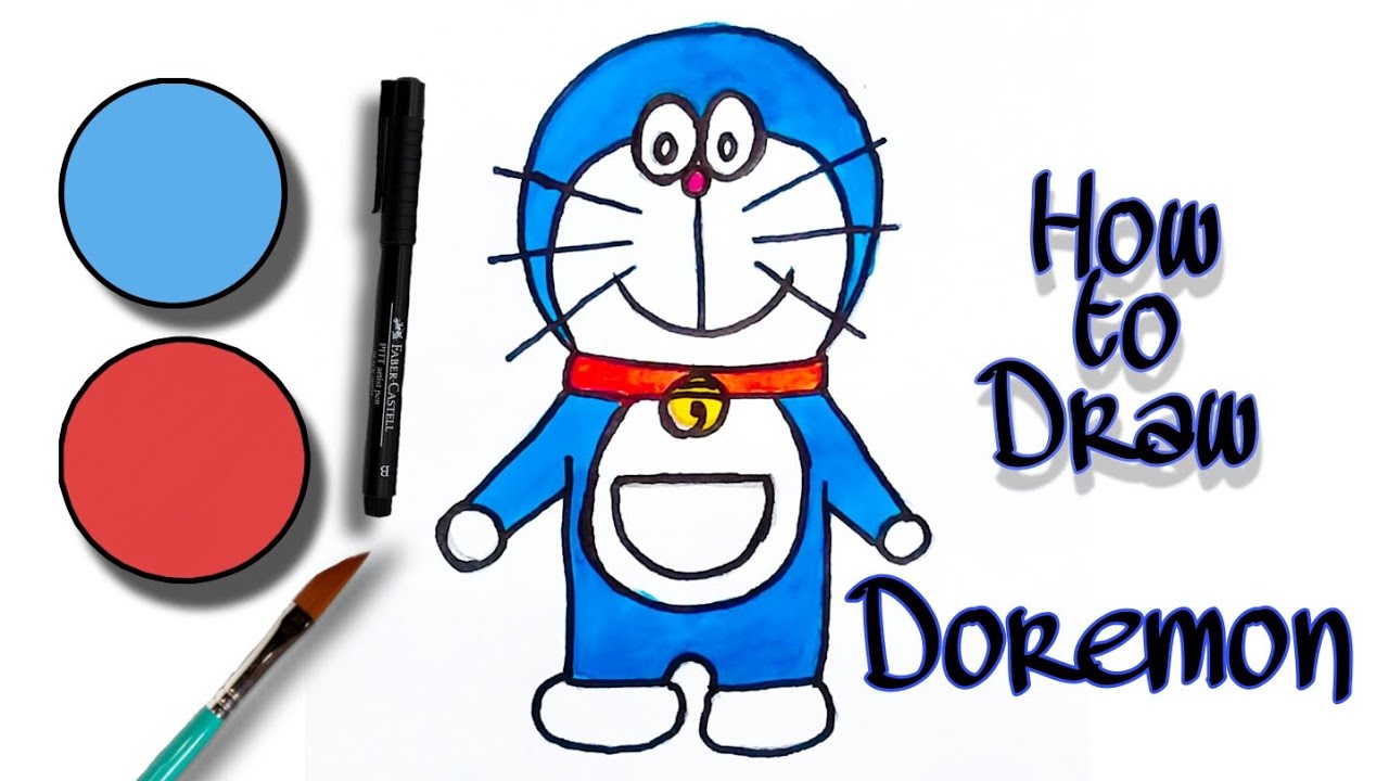 How to Draw Doremon - YouTube