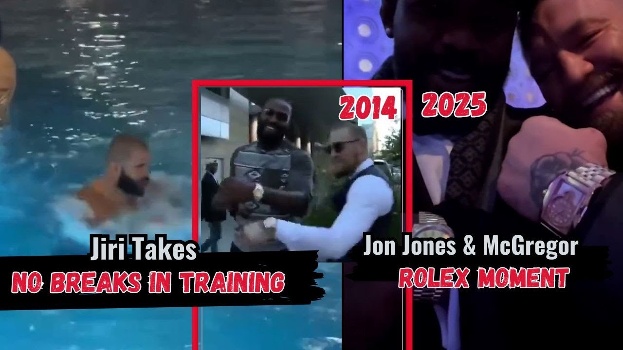 Jiri Prochazka Trains Right after fight , Jon Jones & Conor McGregor Recreate Iconic Rolex ...