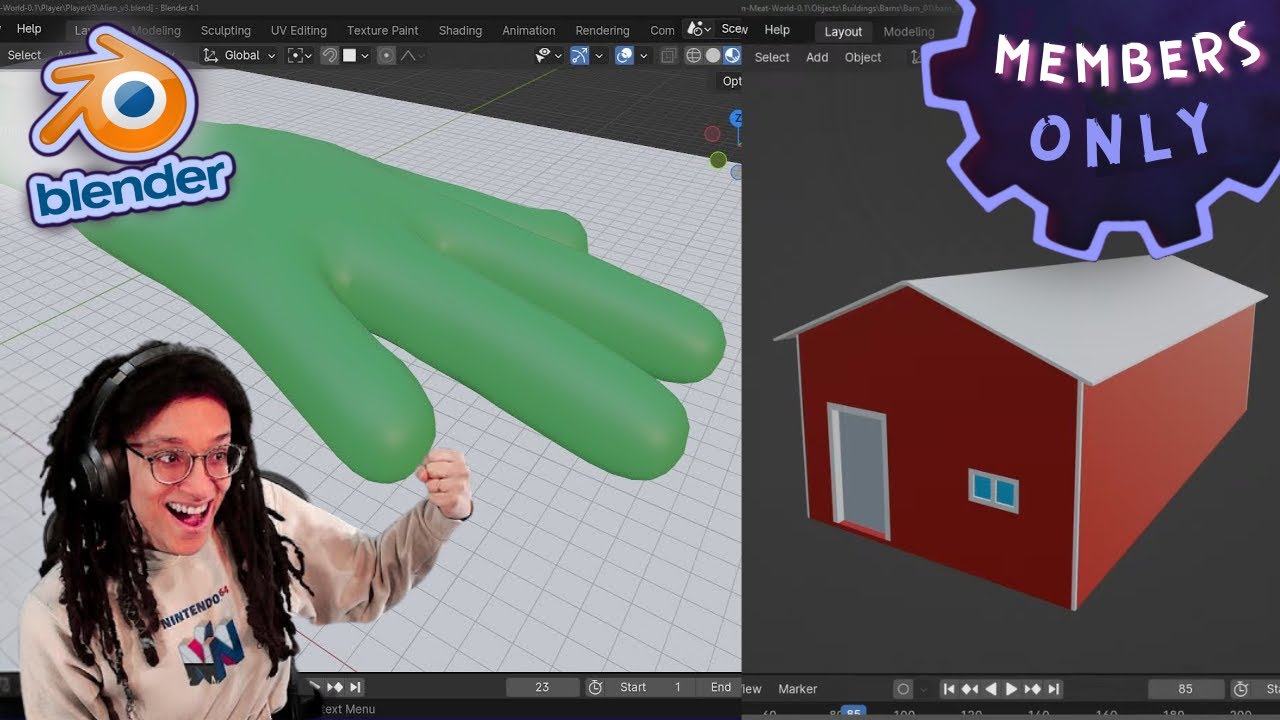 Blender rigging: Making this hand GRAB! + Blender modelling: Making a ...