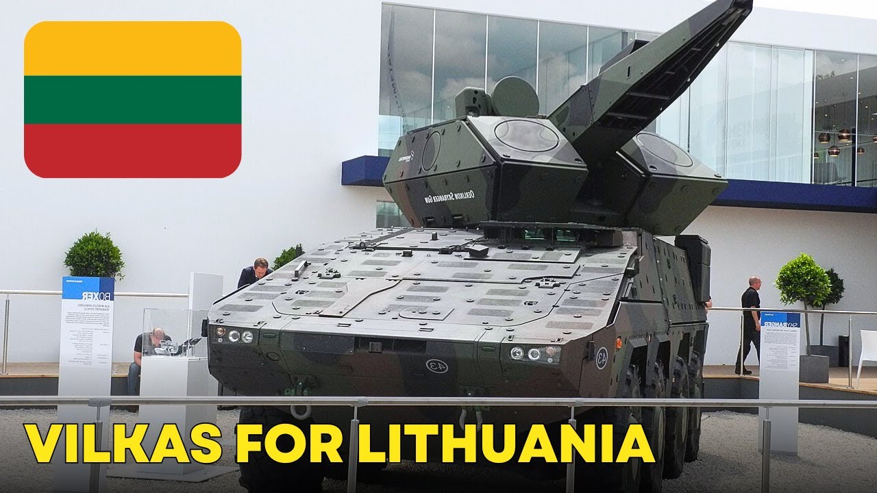 Lithuania to acquire nearly 30 Vilkas armored personnel carriers - YouTube