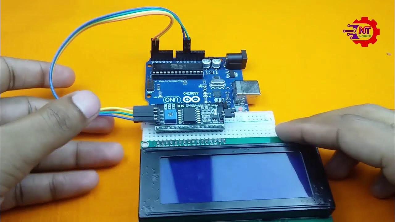 How to use I2C LCD Driver With 20x4 LCD Dispaly and Arduino | Tutorial ...