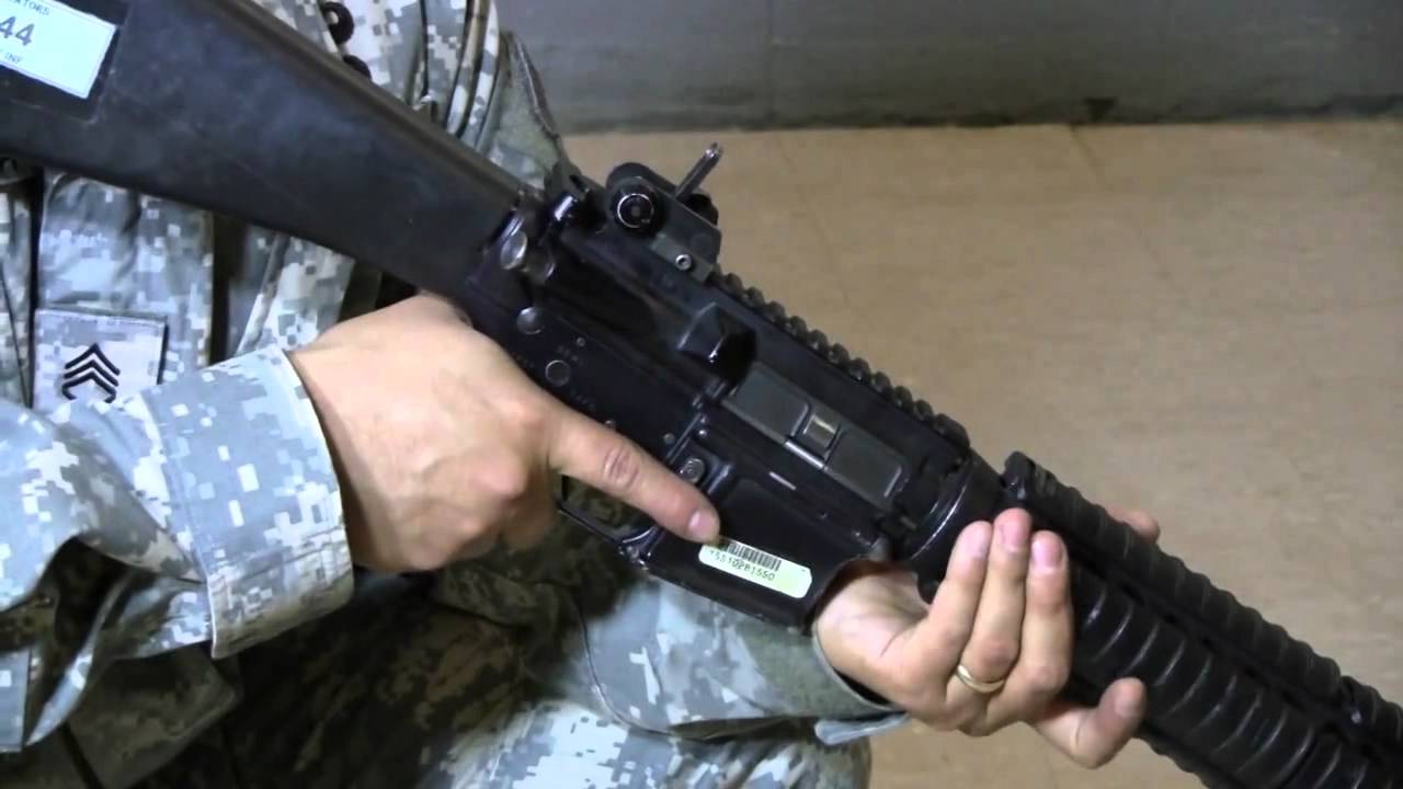 Unloading the M16 Series/Family of Rifle - YouTube
