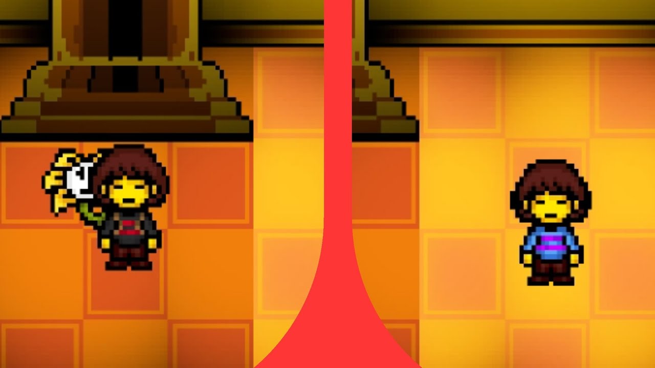 UF Frisk VS U Frisk (Bonetale) - YouTube