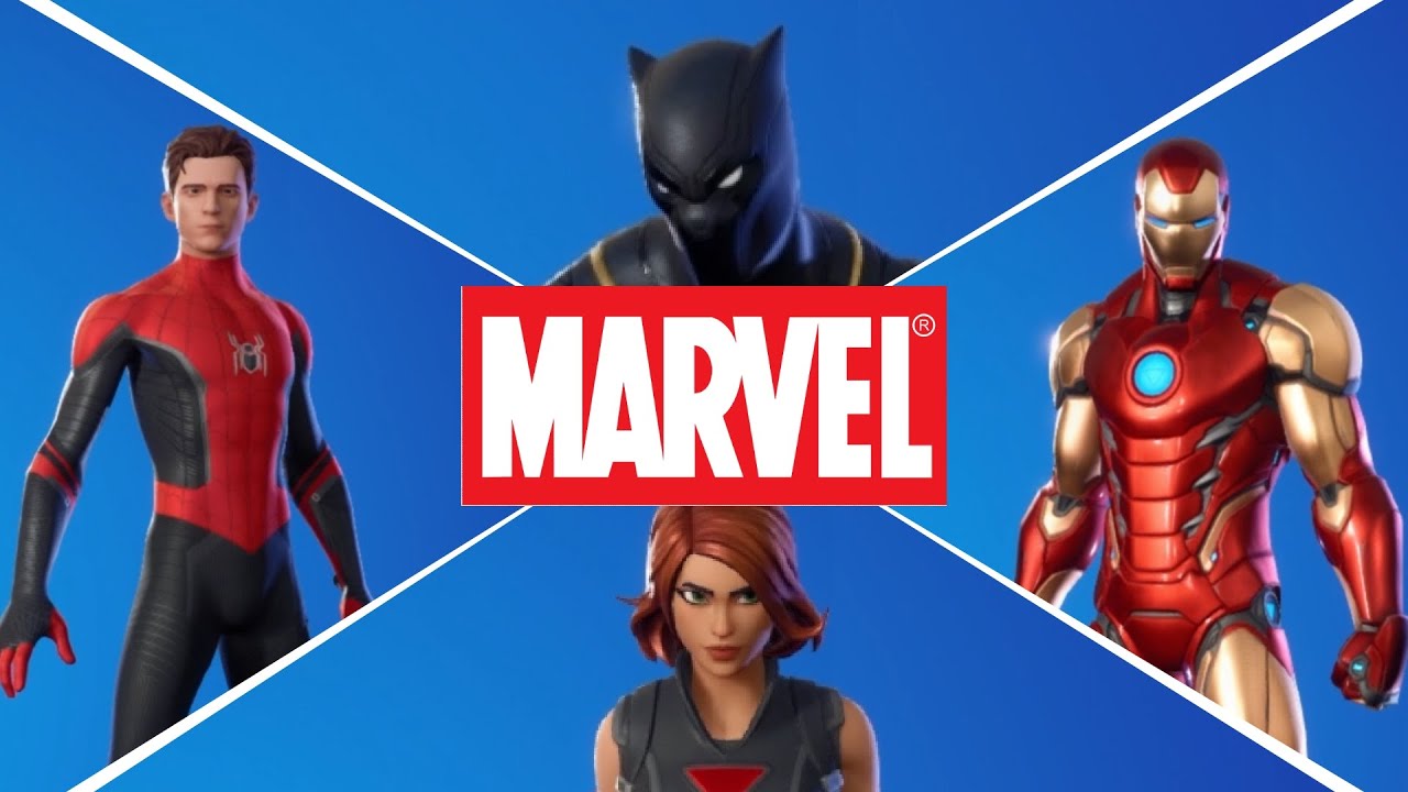 All Marvel Skins in Fortnite - YouTube