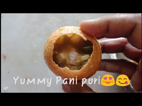 Pani puri in tamil|| instant puri ||easy method to make pani puri.. 😍