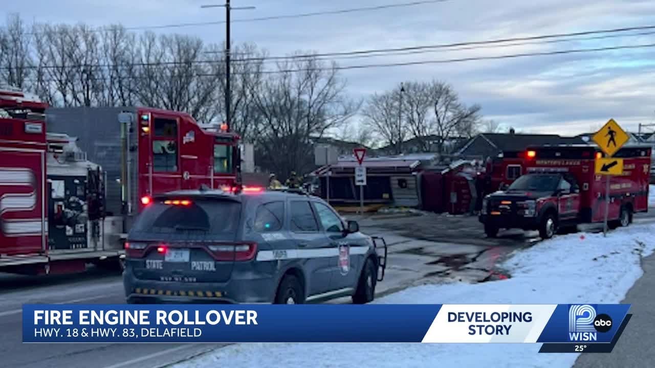 Lake Country Fire and Rescue truck crashes responding to apartment fire ...