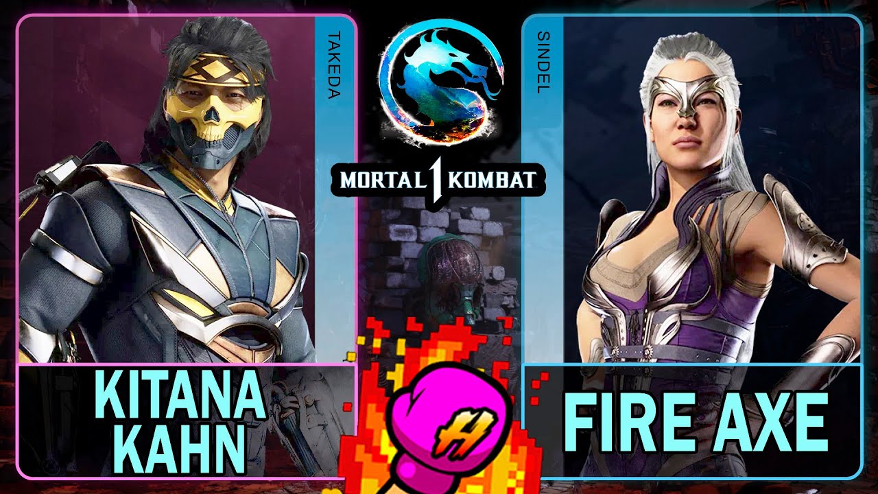 MK1 Kitana Kahn (TAKEDA) VS Fire Axe (SINDEL)🥊Mortal Kombat 1🥊4K 60ᶠᵖˢ ...