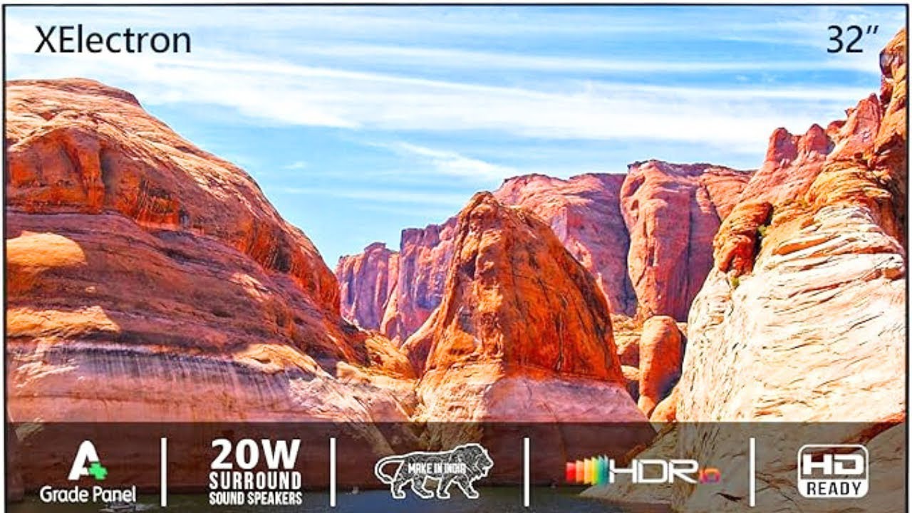 XElectron 80 cm (32 inch) Frameless Series HD Ready Smart Cloud LED TV ...