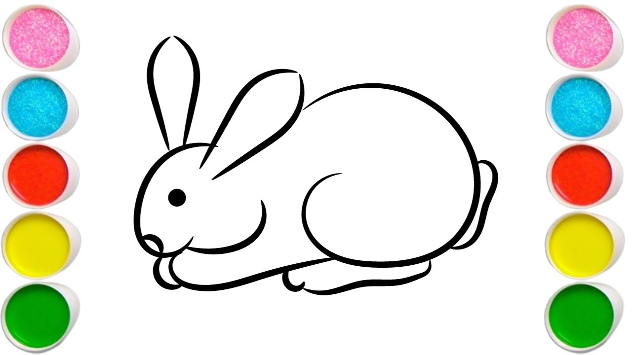 Learn to draw Rabbit step by step easy drawing || Rabbit drawing for ...