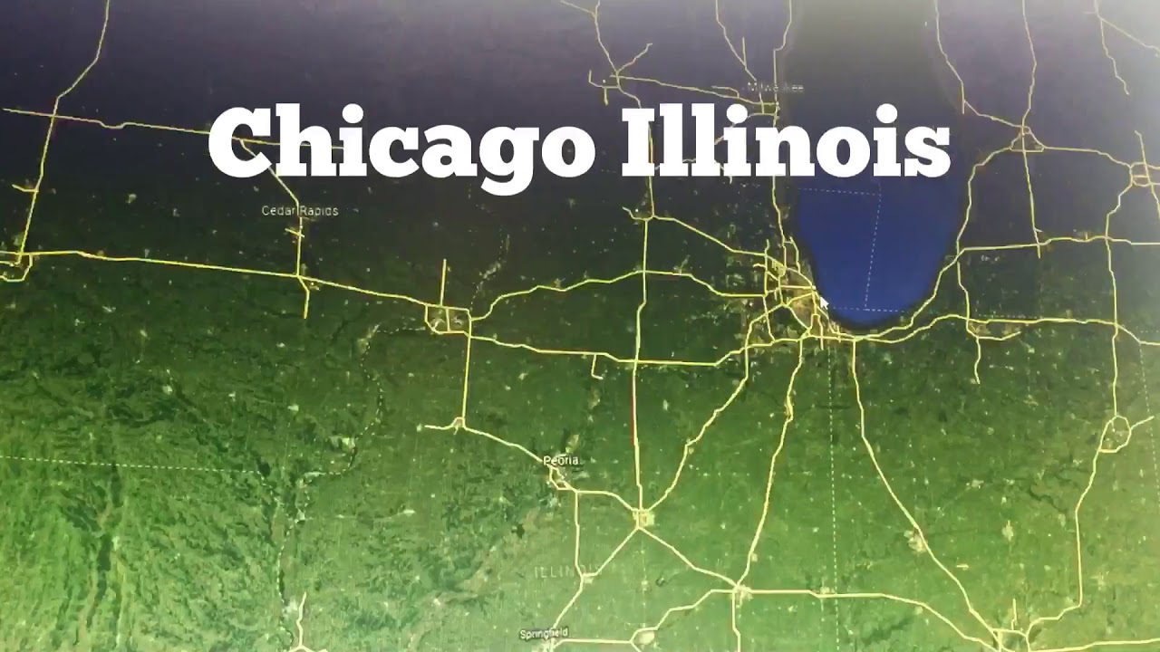 Chicago, Illinois Skyline - Google Earth - YouTube