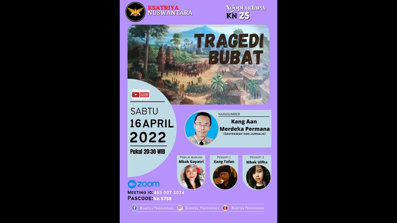 Menguak Tragedi Bubat Bersama Kang Aan Merdeka Permana & Ksatriya ...