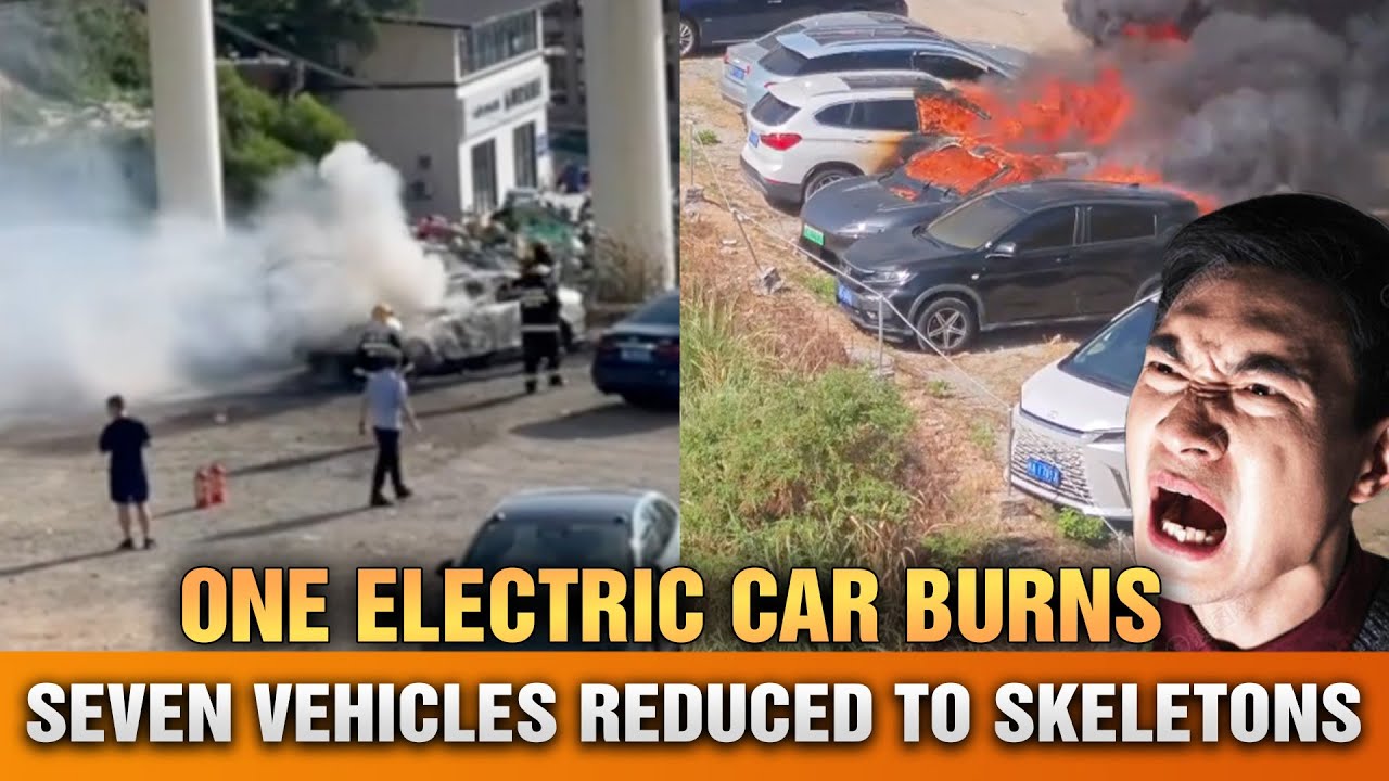 China’s EV Dream Goes Up in Smoke — Massive Fire Rocks Fujian! - YouTube