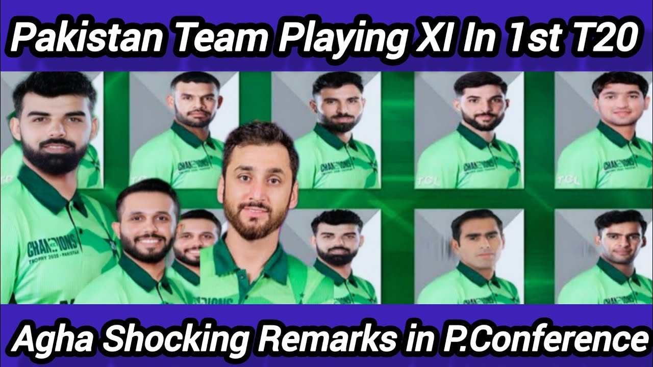Pakistan team playing XI against Nz | Salman agha give shocking remarks ...