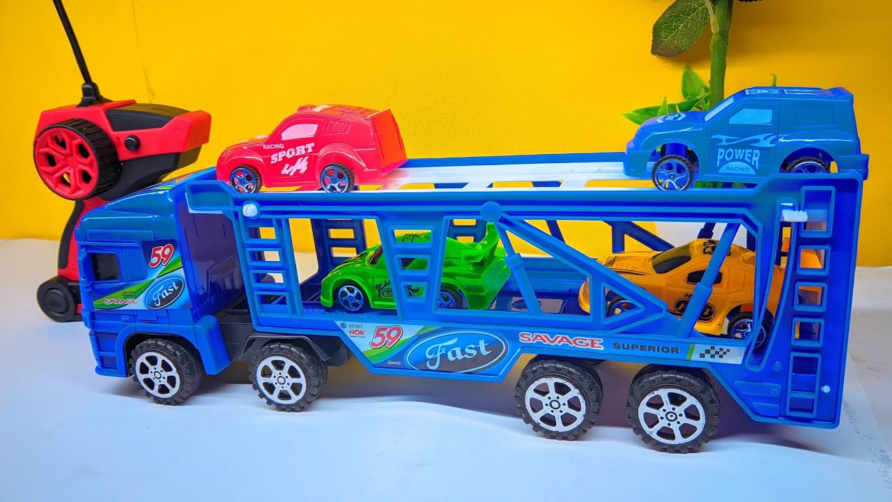 Rc Remote control Trailer Truck unboxing - YouTube