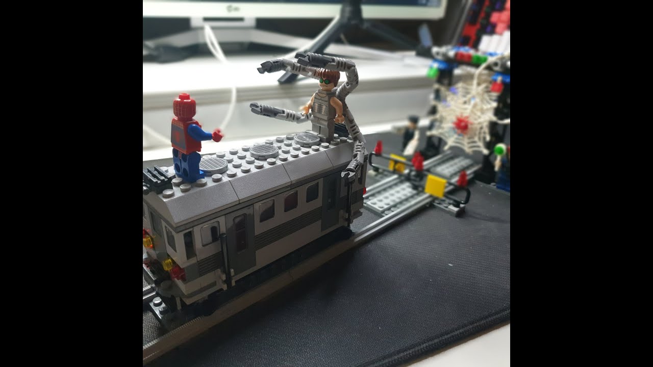 #레고4855 #Spider-Man's Train Rescue #레고스파이더맨의열차 구조 #전철 #발사기 - YouTube