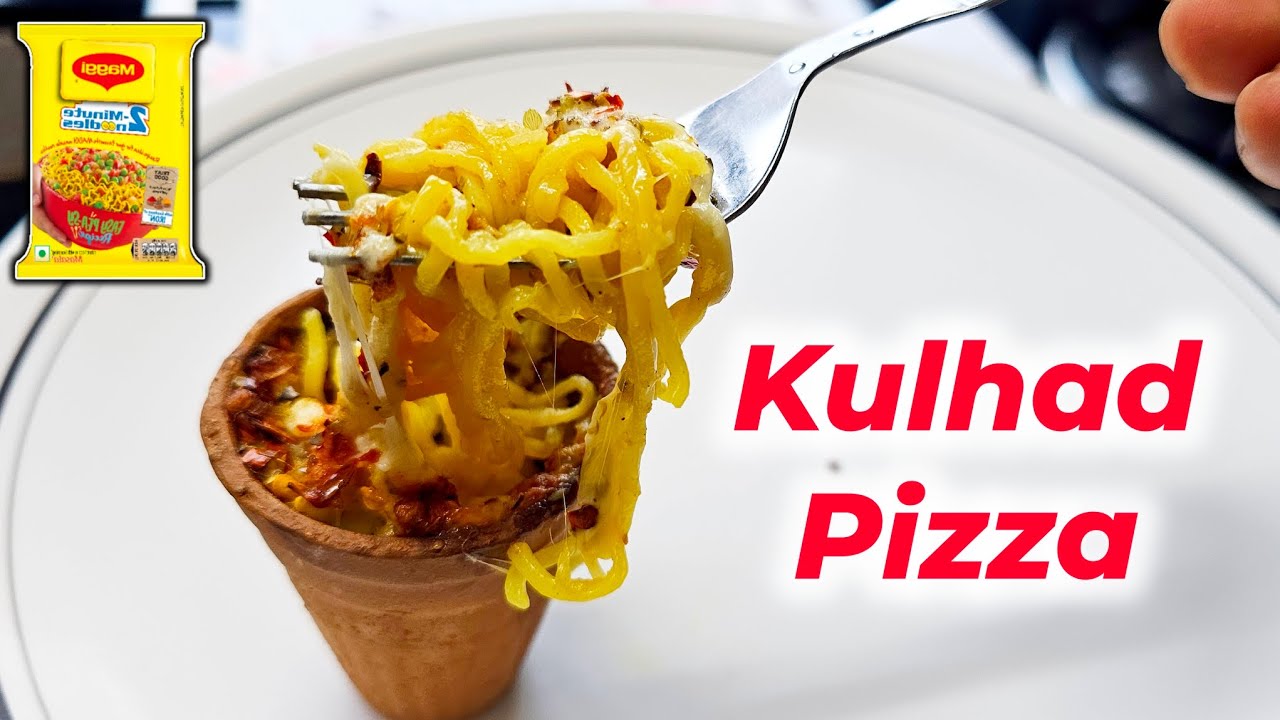 Kulhad Maggi Pizza Recipe | मजेदार कुल्हड़ पिज़्ज़ा मैगी | Unique ...