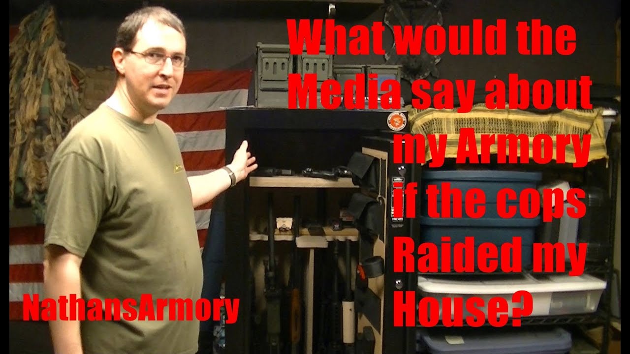 Arsenal of Weapons found in Internet Gun Nuts Home - YouTube