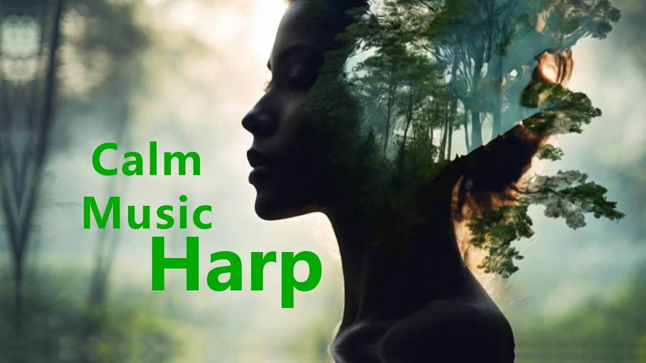 Soothing Visualizer Beautiful a Melody Harp Calming Song music for ...